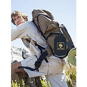 Qevooon Camping Hammock with Net,Travel Portable Lightweight Hammocks with Tree Straps and Solid D-Shape Carabiners,Parachute Nylon Hammock for Outsides Backpacking Beach Backyard Patio Hiking