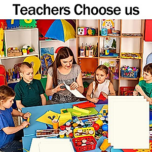 24 Sheets Cream Cardstock 8.5 x 11 Off White Paper, Goefun Ivory Card Stock Printer Paper for Cards Making, Office Printing, Paper Crafting