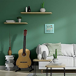 Stupell Industries A Lot Like Christmas Blue Gold Holiday Word Design Wall Plaque, 12 x 12, Multi-Color