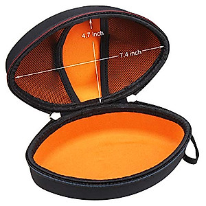 Mchoi Hard Headphone Travel Case Fits for AILIHEN C8 MS300 / Artix CL750 Wired Headphones Folding Lightweight Headset, Case Only