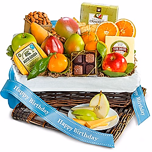 Happy Birthday Classic Deluxe Fruit Basket