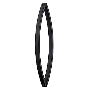 Modern Sliding Glass Door Handle for Office/Shower/Hotel, Stainless Steel Small Entry Door Handle, Barn Door Handles, Back-to-Back Model (Color : Rose Gold) (Black) (Black)