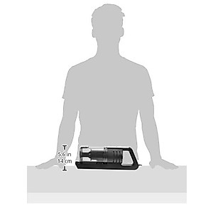 Amazon Basics Portable Lightweight Vacuum for Car Cleaning, 5500PA, Double Motor, Stainless HEPA