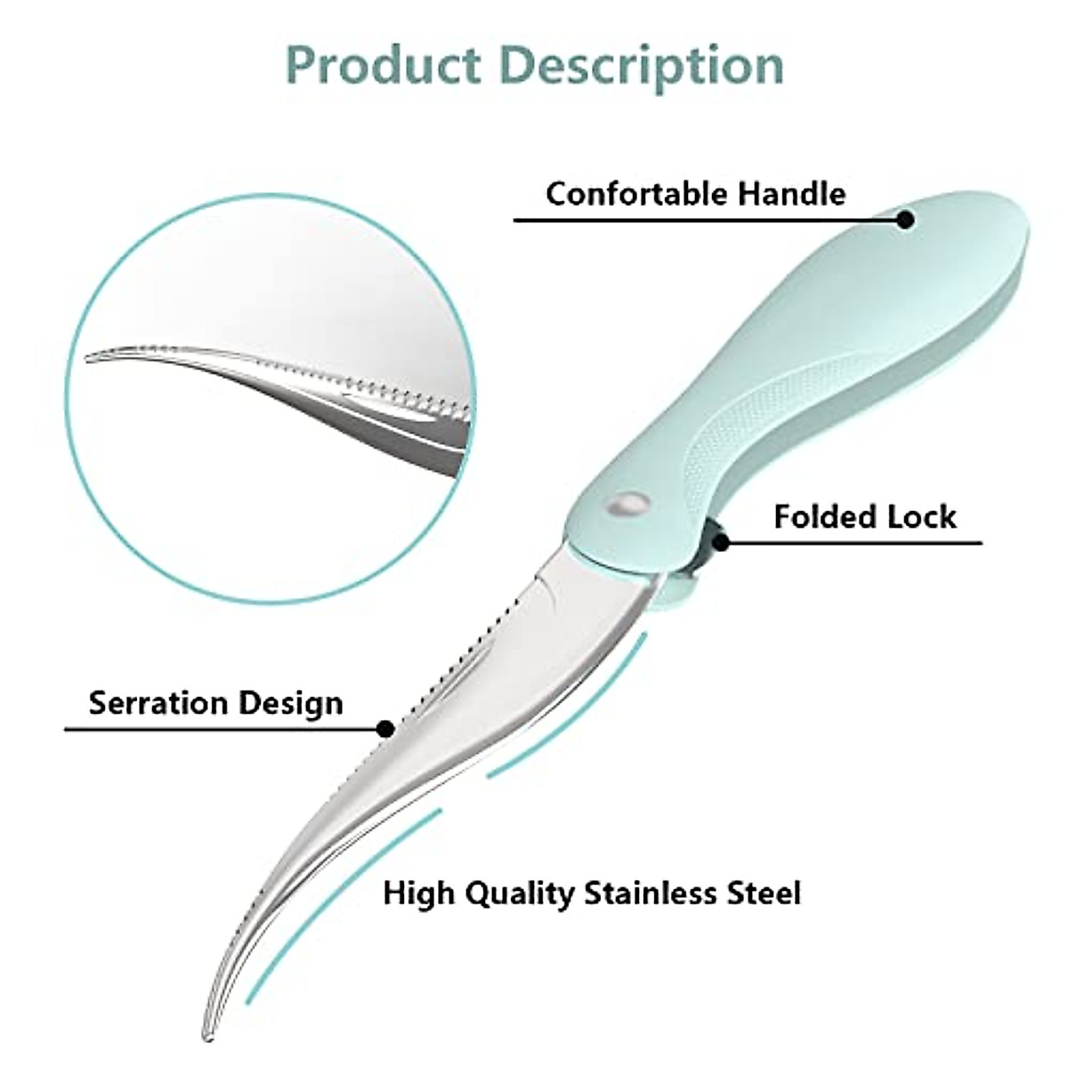 Luvan Shrimp Deveining Tool,Shrimp Deveiner with Sharp Stainless Steel Blade and Non-slip Handle,Shrimp Peeling Tool,Essential Tool for Home Kitchen (1 piece)