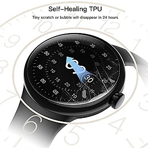 JETech Screen Protector for Google Pixel Watch 2/1, Anti-Scratch Self-Healing Soft TPU Film, HD Clear, 6-Pack