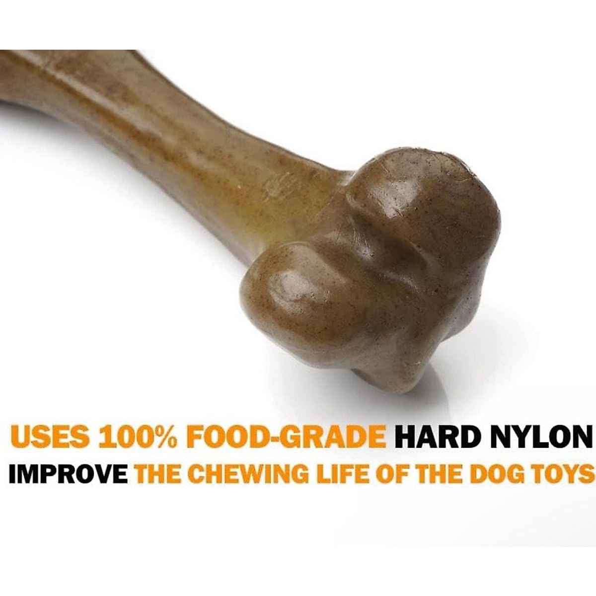 Dog Chew Toy for Aggressive Chewers,Hard Chew Toys for Dog, Indestrctible Durable and Interactive Nylon Dog Bone,Heavy Duty Dogs,Durable Nylon Teeth Cleaning Toys for Medium and Big Dog Breeds