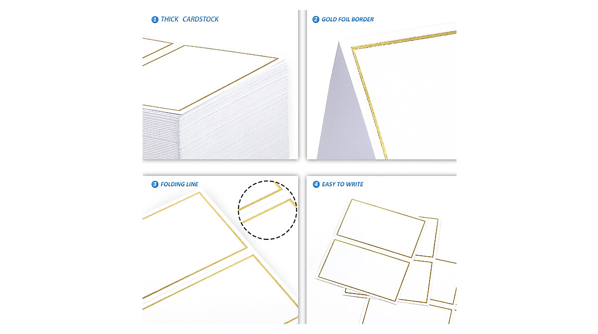 Elegant Place Cards Pack of 120 - Ideal for Events
