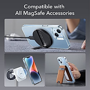 ESR for iPhone 14 Case/iPhone 13 Case, Compatible with MagSafe, Shockproof Military-Grade Protection, Magnetic Phone Case for iPhone 14/13, Classic Hybrid Case (HaloLock), Clear