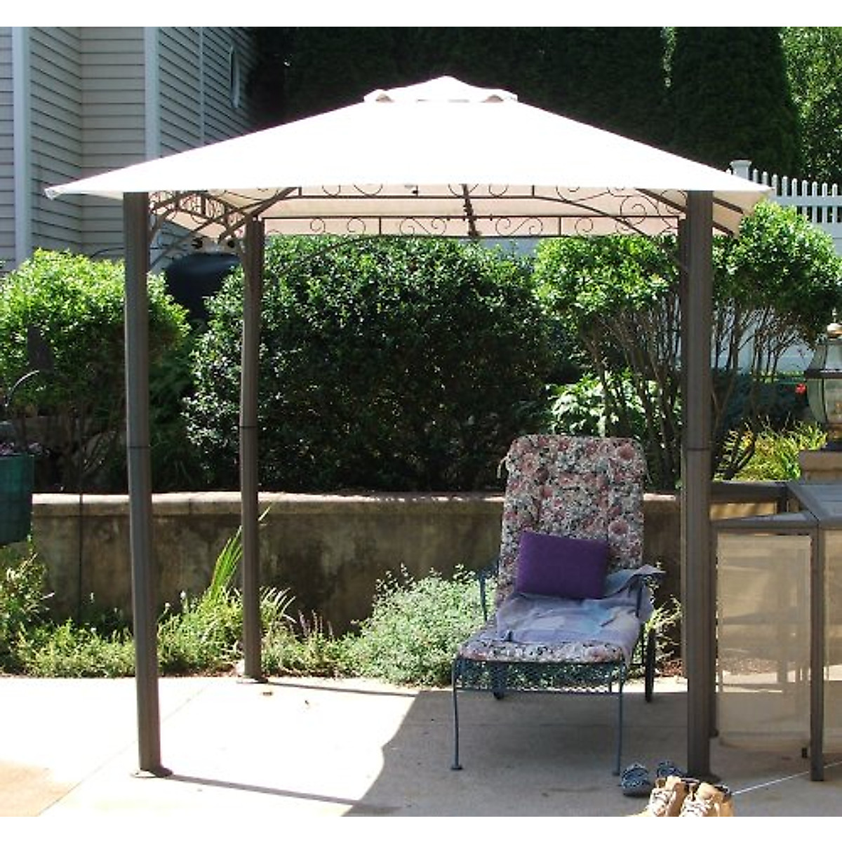Garden Winds 8 x 8 Pavillion Barzebo Replacement Canopy Top Cover - RipLock 350