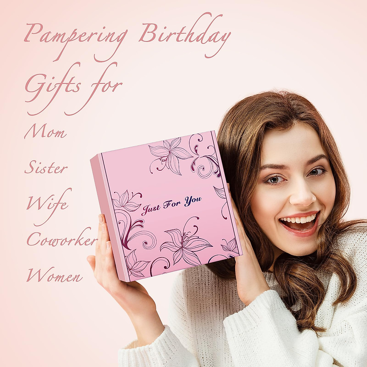 Gumry Birthday Gifts for Women, Fabulous Gift Basket Tumbler Relaxation Gifts for Women,Happy Birthday Gifts for Her Women Friends Sister Mom-Unique Gifts for Women Who Have Everything