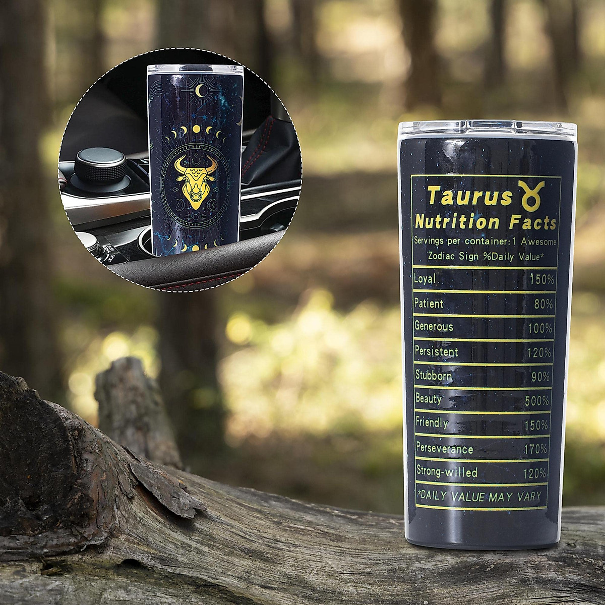 Weboia 20 oz Taurus Tumbler Birthday Gifts For Women Zodiac Insulated Mug Thank You Gifts For friend Coffee Cup Christmas Funny Gift For MoM,Dad,Sister,Wife