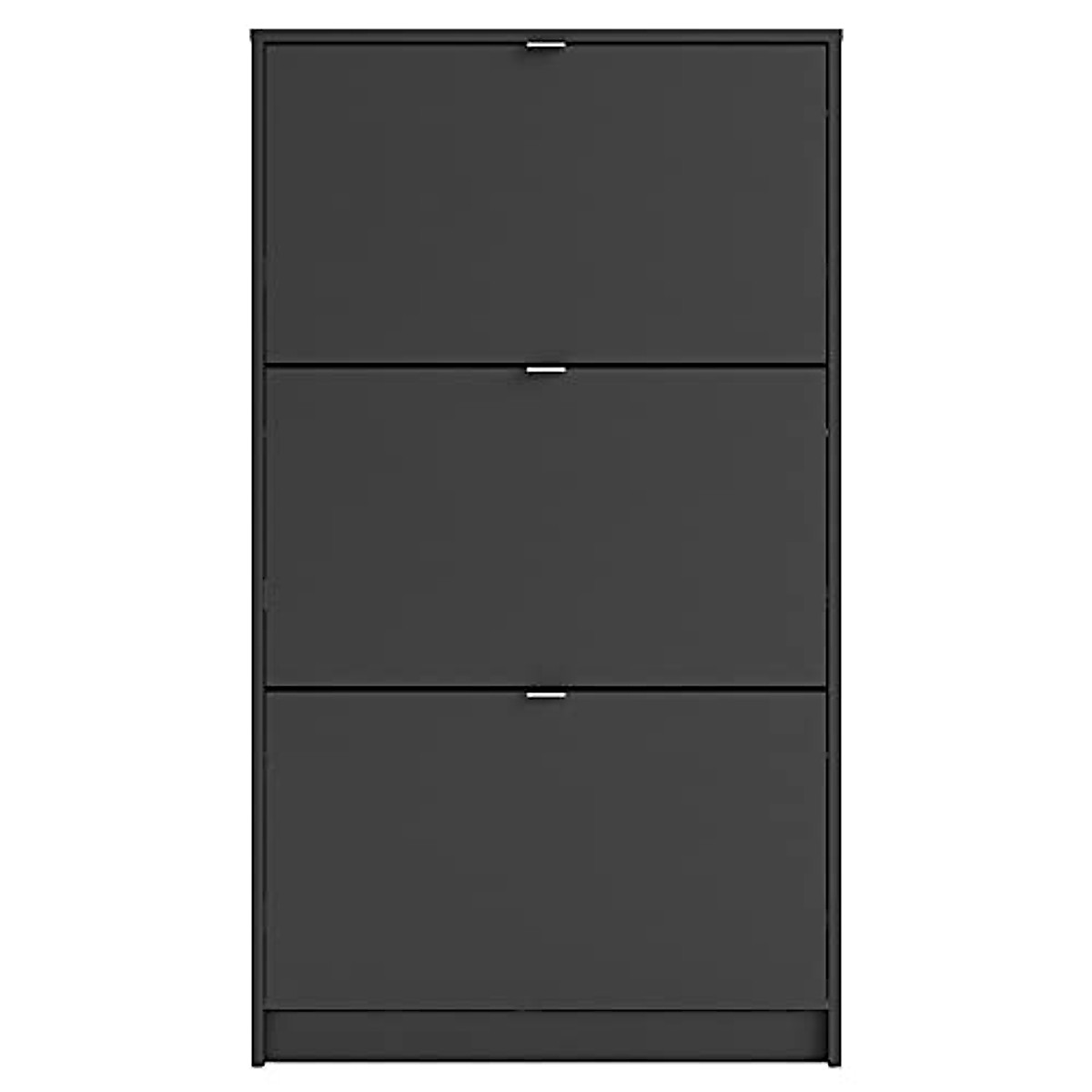 Tvilum, Black Matte Bright 3 Drawer Shoe Cabinet