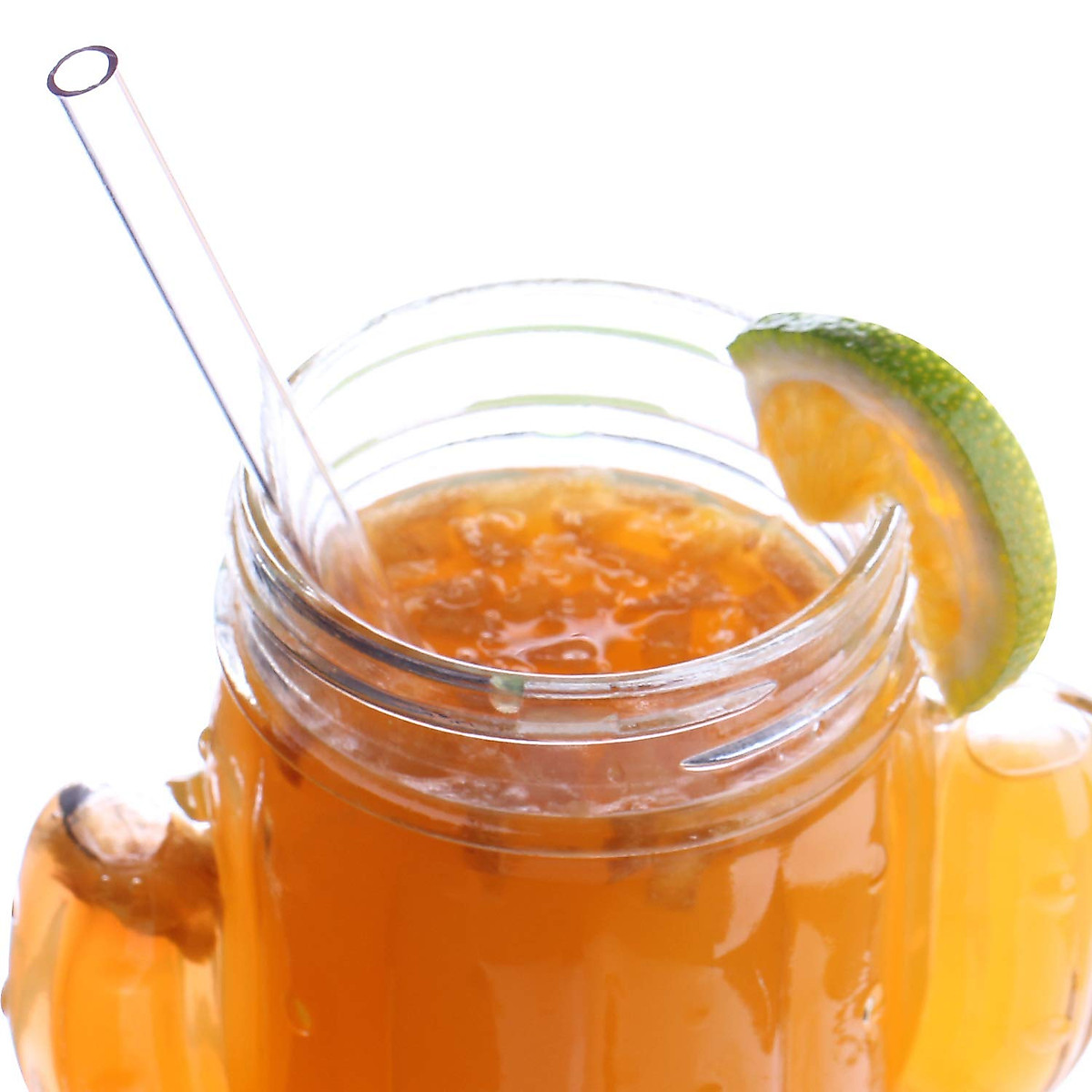 Dakoufish 13 Inch Reusable Clear Tritan Straws Extra Long for 32 OZ-100 OZ Tall Water Bottle Mug Tumblers Rambler Mason Jar 12packs with One Brush (13inch,Clear)