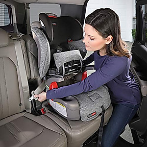 Britax Grow with You ClickTight Harness to Booster Car Seat, Cowmooflage 2.0 SafeWash
