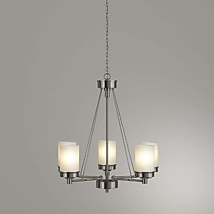 Hampton Bay 5-Light Brushed Nickel Chandelier