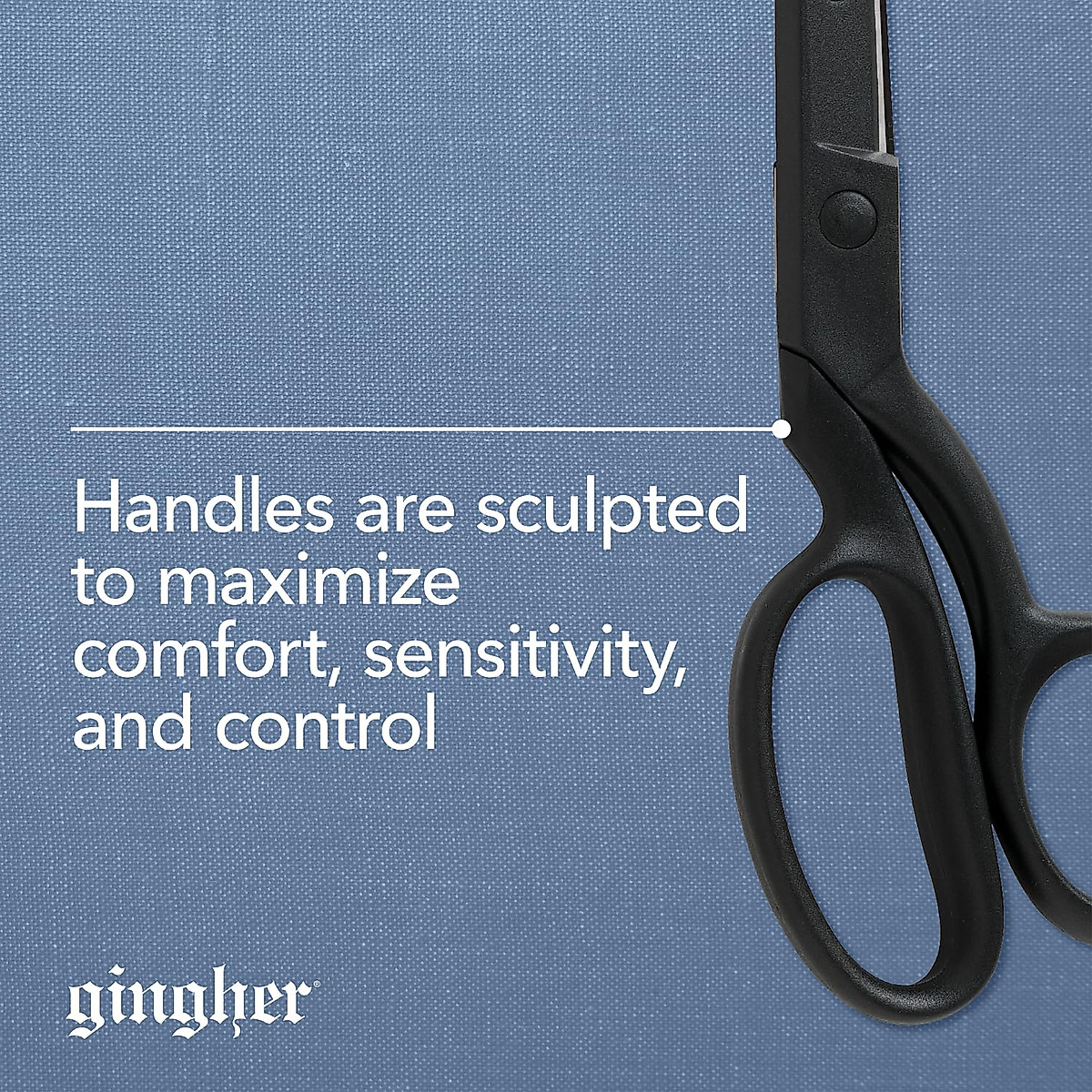 Gingher 8 Inch Featherweight Bent Handle Scissors