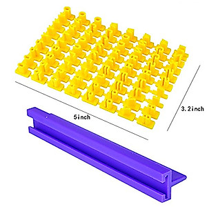 KALAIEN Alphabet Number Cookie Biscuit Letter Stamp for Cookie Decorations Embosser Cutter Fondant DIY Tool-Small