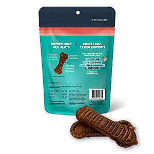 Jiminy's Dental Chews for Dogs, Cinnamon Flavor, Scientifically Proven to Improve Oral Health, Dental Bones Clean Teeth, Fight Bad Breath, and Removes Plaque and Tartar, Large, 7ct (Pack of 1)