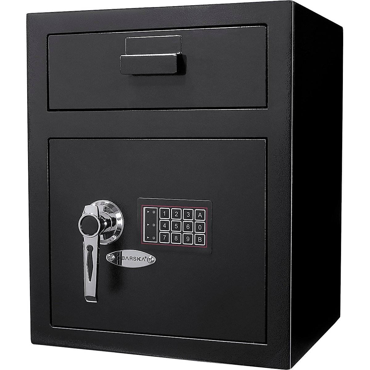 Barska AX11930 Large 1.10 Cubic Ft Digital Multi-User Keypad Security Business Depository Drop Safe with Front Load Drop Box for Money, Cash, and Mail