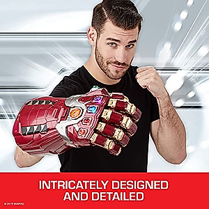 Avengers Marvel Legends Series Endgame Power Gauntlet Articulated Electronic Fist,Brown,18 years and up