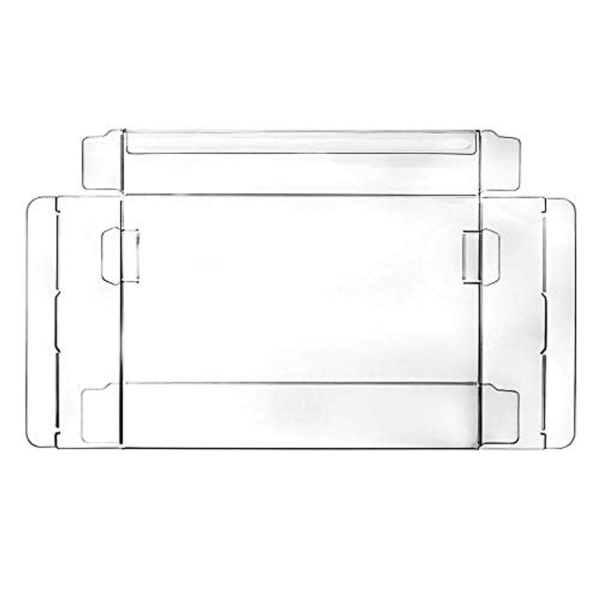 CHILDMORY 10Pcs Clear Box Case Sleeve CIB Protector for SNES N64 Games Cartridge Box