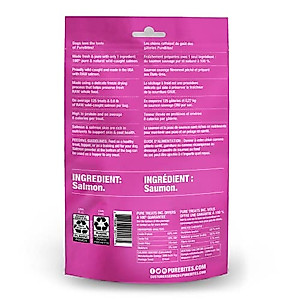 PureBites Freeze Dried Salmon Dog Treats 70g | 1 Ingredient | Made in USA (Packaging May Vary)