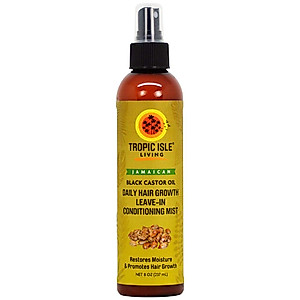 Jamaican Black Castor Oil Hair Growth Oil 118ml + Leave-In Growth Mist 237ml | With Plant-Based Boosters Almond, Avocado & Jojoba Oils | Feeds Hair Follicles | Prevents Breakage & Excess Hair Loss