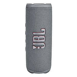 JBL Flip 6 - Waterproof Portable Bluetooth Speaker, Powerful Sound and deep bass, IPX7 Waterproof, 12 Hours of Playtime with Megen Hardshell Case - Gray