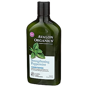 Avalon Organics Conditioner Strengthening Peppermint, 11 oz