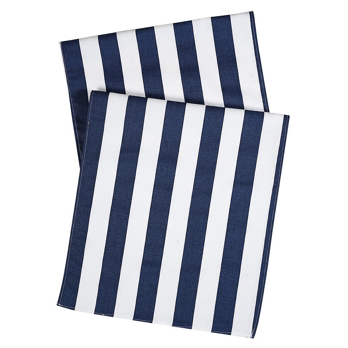 90 Inch Table Runner Indoor Outdoor Patio Table Linens Buffet Table Covers Dining Room Table Decorations Beach Party Navy Blue Striped