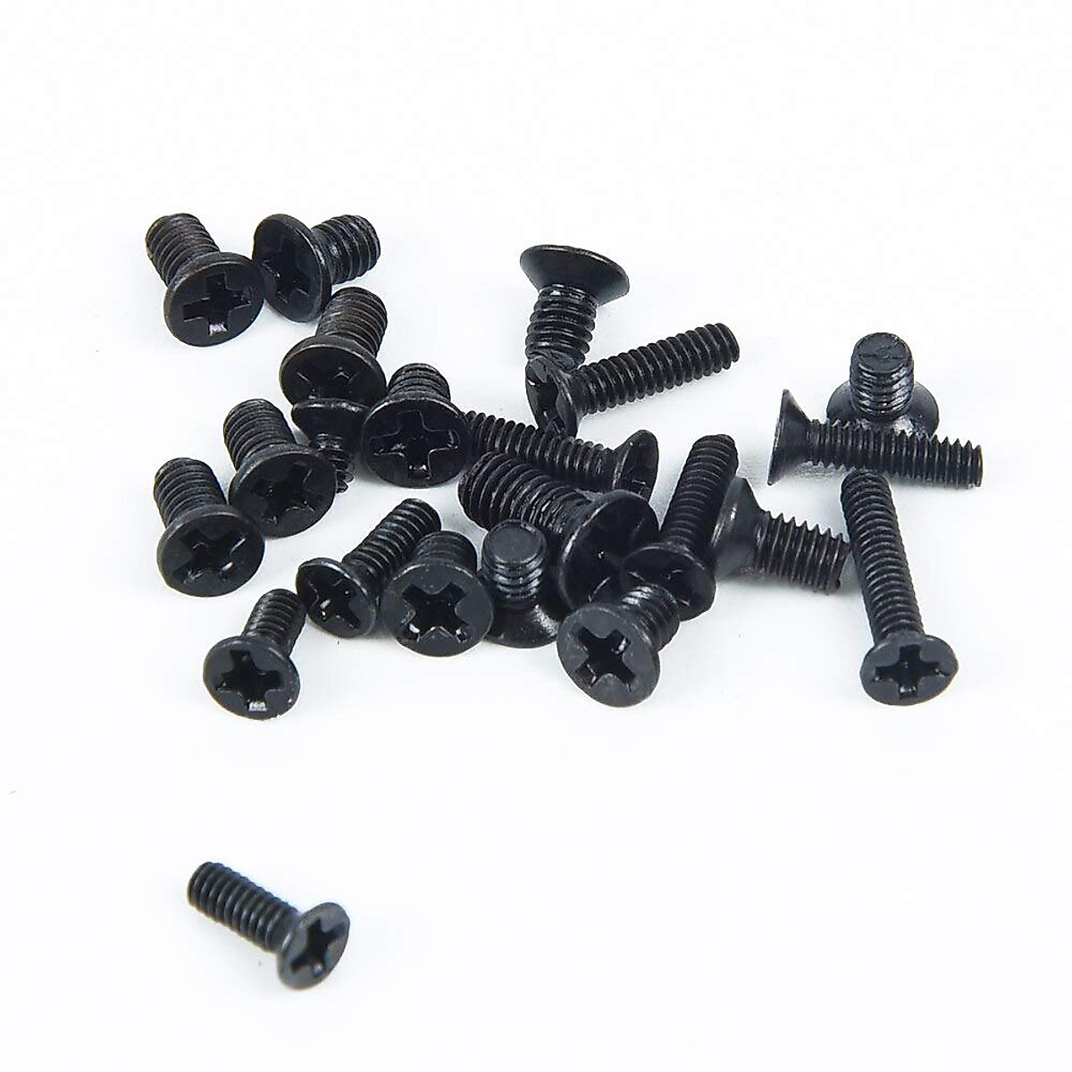 220pcs M2 M2.5 for Laptop for Computer Black Fastener Screw Assortment Repair Tool Kit SCRW-138367