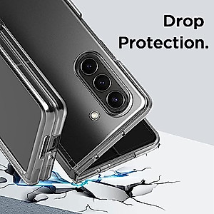 AICase for Samsung Galaxy Z Fold 5 Case Clear, [Anti-Yellow] Slim Fit Transparent Hard PC Protective Phone Case for Samsung Fold 5 5G