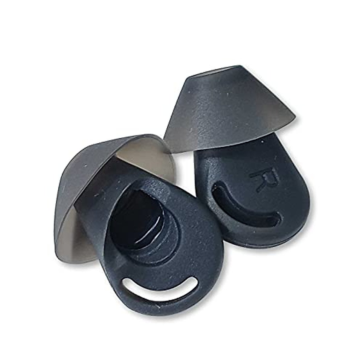 Miayaya Ear Buds Tips Spare Kit Compatible for Plantronics Voyager 6200 UC Bluetooth Headset Earphones Silicone Eartips Replacement Eargel Earbuds Gels Small Medium Large Size Durable 3 Pairs