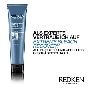 Redken Extreme Bleach Recovery Cica Cream For Bleached Hair - Moisturizes and Reduces Hair Breakage With Cica