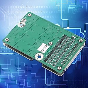 Lithium Battery Charging Board, 14S 48V 100A PCB Balance Charging Over Discharge Temperature 14 Strings Series Protect Module