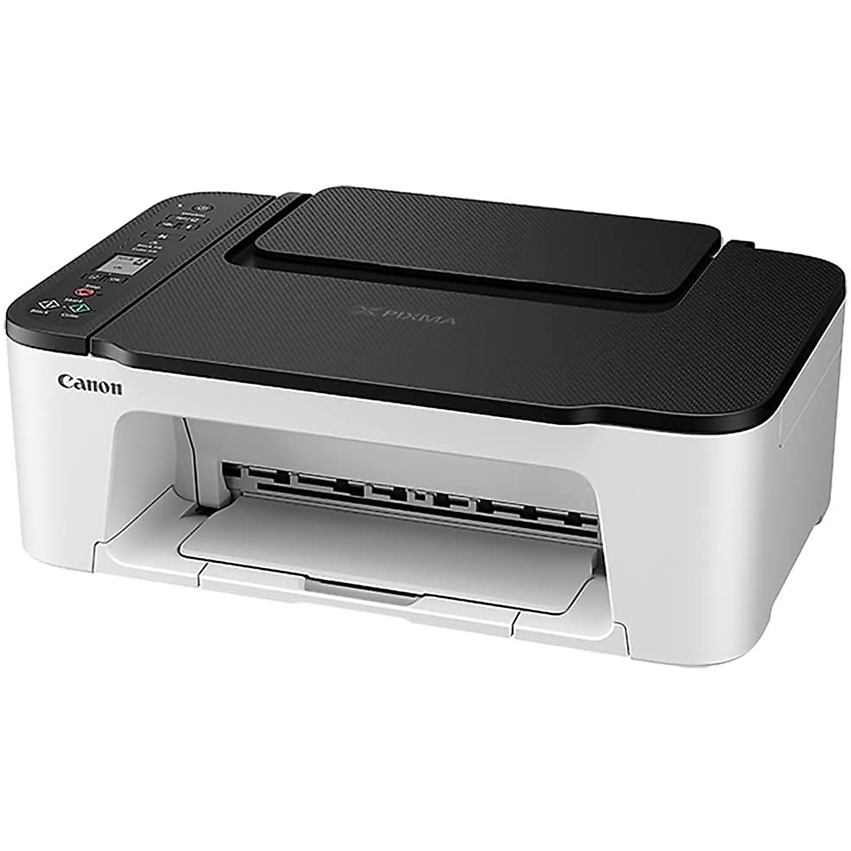 Canon PIXMA TS3 Series Color Inkjet Printer, All-in-One Wireless Print Copy Scan, Mobile Printing, 4800 x 1200 dpi, 1.5'' LCD, with MTC Printer Cable White