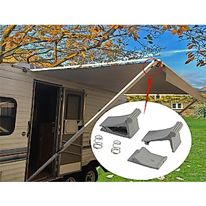 DUODUO for Trailer RV Camper A&E Awning Slider Catch Kit Package 830472P002 830472002