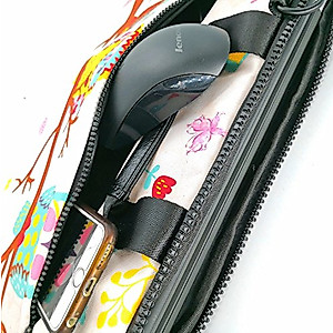 icolor 15" Laptop Shoulder Bag Sleeve Holder,14.2" 15.4 inch Computer Tablet Canvas Handbag Case Notebook Messenger Briefcase