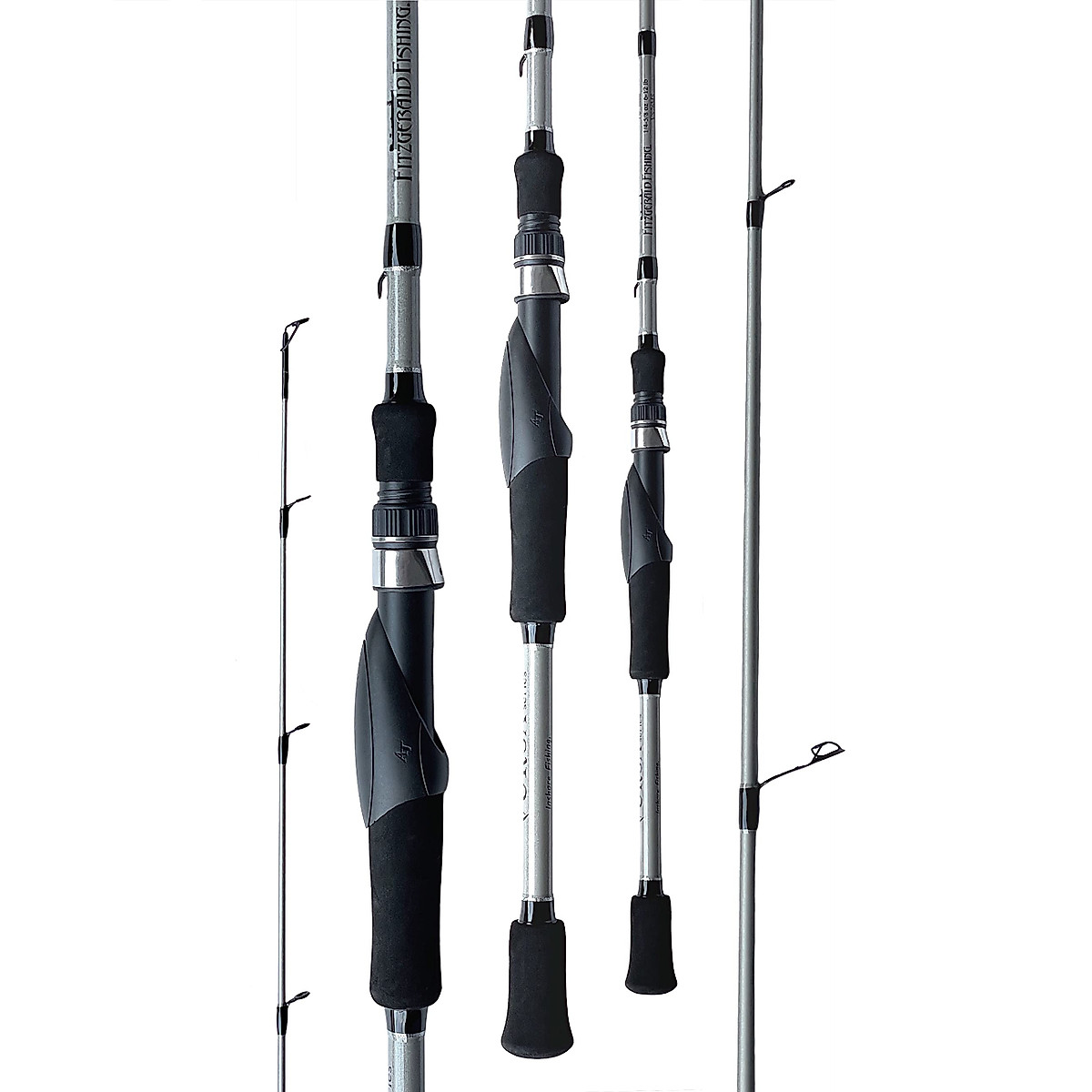 Fitzgerald Vursa Series Spinning Rods 6'9"-7'6” Most Versatile Rods, Lightweight & Sensitive Tournament Performance Designed for Freshwater and Inshore, Great for Bass, Walleye or Musky Fishing