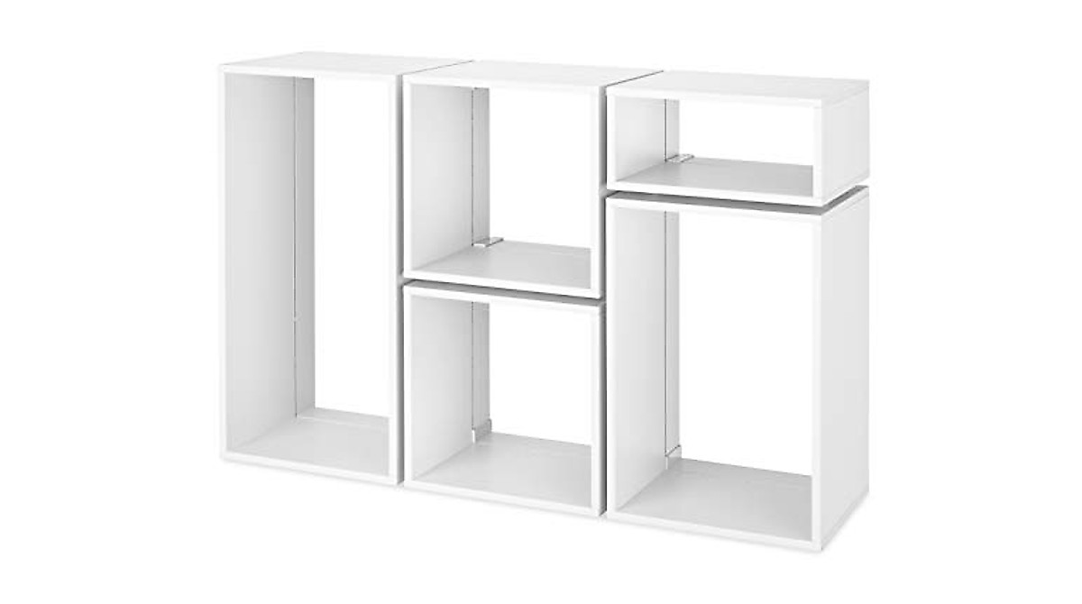 Whitmor Clip & Cube 5-Piece Organizer, White — 🛍️ The Retail Market