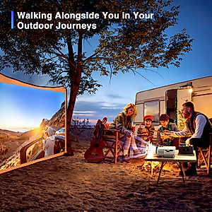 AuKing Projector, 2023 Upgraded Mini Projector, 7500 lumens Multimedia Home Theater Video Projector, Compatible with Full HD 1080P HDMI, USB, VGA, AV, Smartphone, Pad, TV Box, Laptop