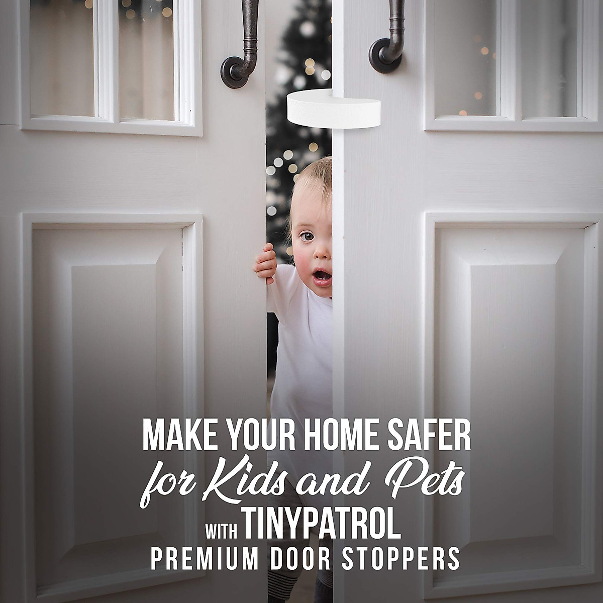 Tiny Patrol 8 Pack Baby Safety Door Stopper Baby Proofing Pet Child Safety Door C Shape Soft Eva Foam Finger Pinch Guard Fits Any Door Safer Home