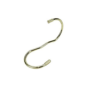 Pufguy S-Shape Hook Twist Design Bag Hanger Hooks Handbag Hanger Closet Rod Hook for Hanging Bag Purse Belt Hat Clothes Scarves Backpacks-10pcs(Gold)