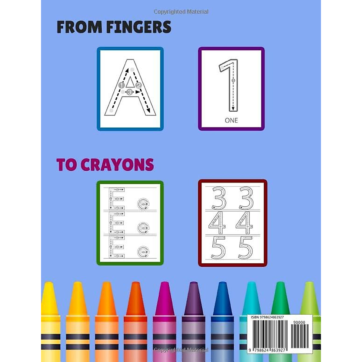 Big Letter Tracing for Preschoolers and Toddlers: Handwriting Workbook for Kids, Homeschool Preschool Learning Activities, Alphabet Book Plus Numbers ... to Crayons. Educational for 2,3,4 years old