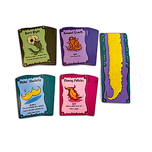 Beard Wizards Card Game for 2-5 Players by The Dusty Top Hat