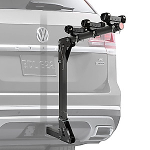 3-Bike Racks for 2 inch Hitch - Bicycle Carrier Racks Adjustable Cradles for All Bike with/Without Cross-Bar