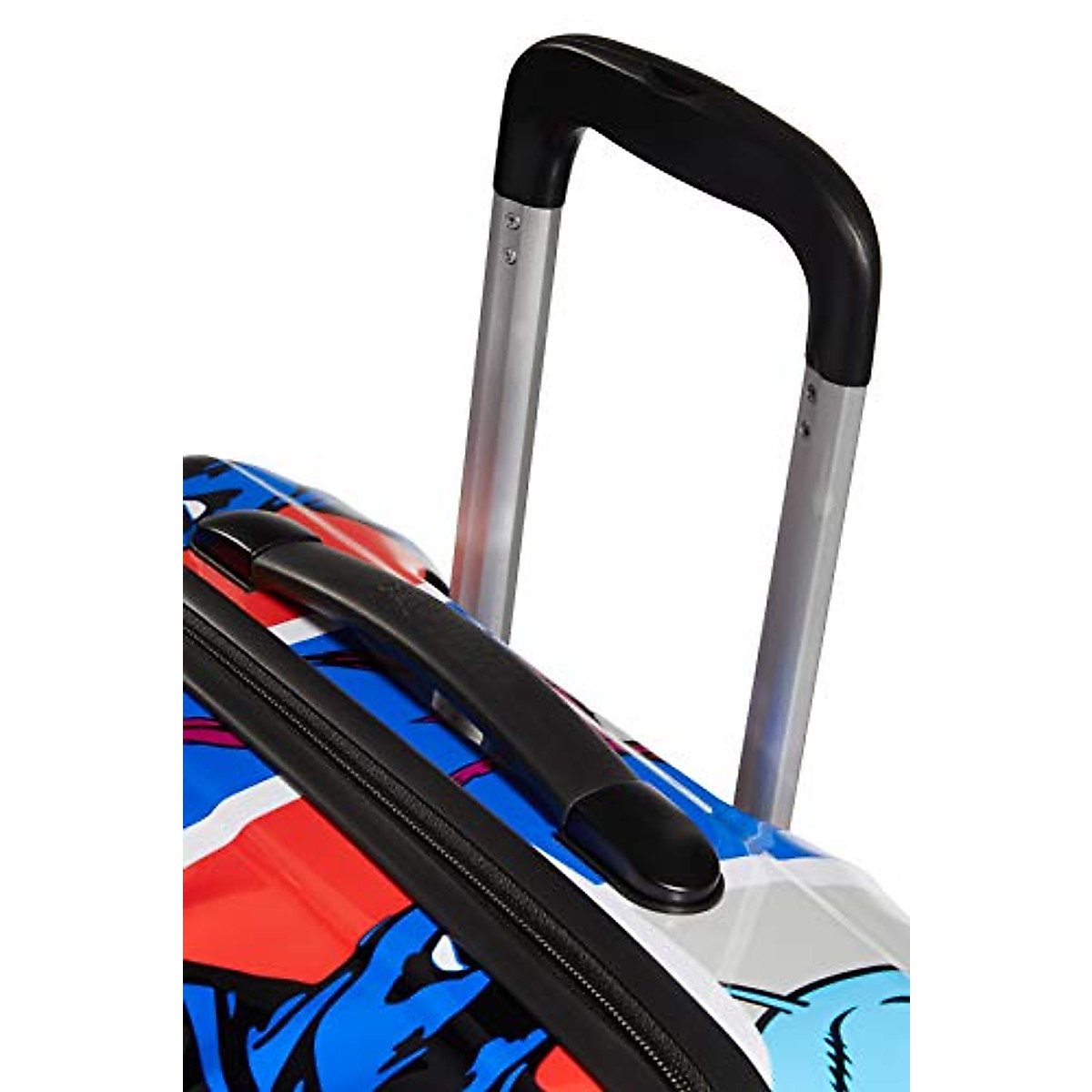 American Tourister Luggage Suitcase, Multicolored (Marvel Pop Art), L (75 cm-88 L)