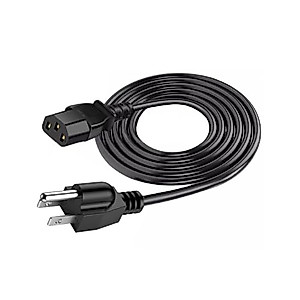 Amplifier Power Cable Cord Compatible Guitar Amp, ION iPA76C iPA76A iPA76S IPA23 Block Rocker, Block Party & Live, Job Rocker, Explorer Portable Speaker System 3-Prong Wall Power Cable Plug