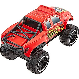 Hot Wheels RC Red Ford F-150, Full-Function Remote-Control Toy Truck, Large Wheels & High-Performance Engine, 2.4 Ghz with Range of 65Ft