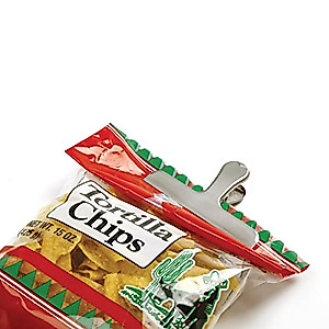 Norpro Stainless Steel Jumbo Bag Clip, 7 x 1.2 x 3.5 inches, Silver